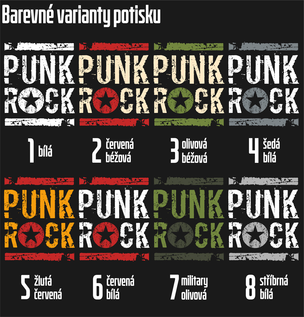 Tričko punk pánské Punk rock | Tekno, dnb, rasta, ska, dubstep trička a ...